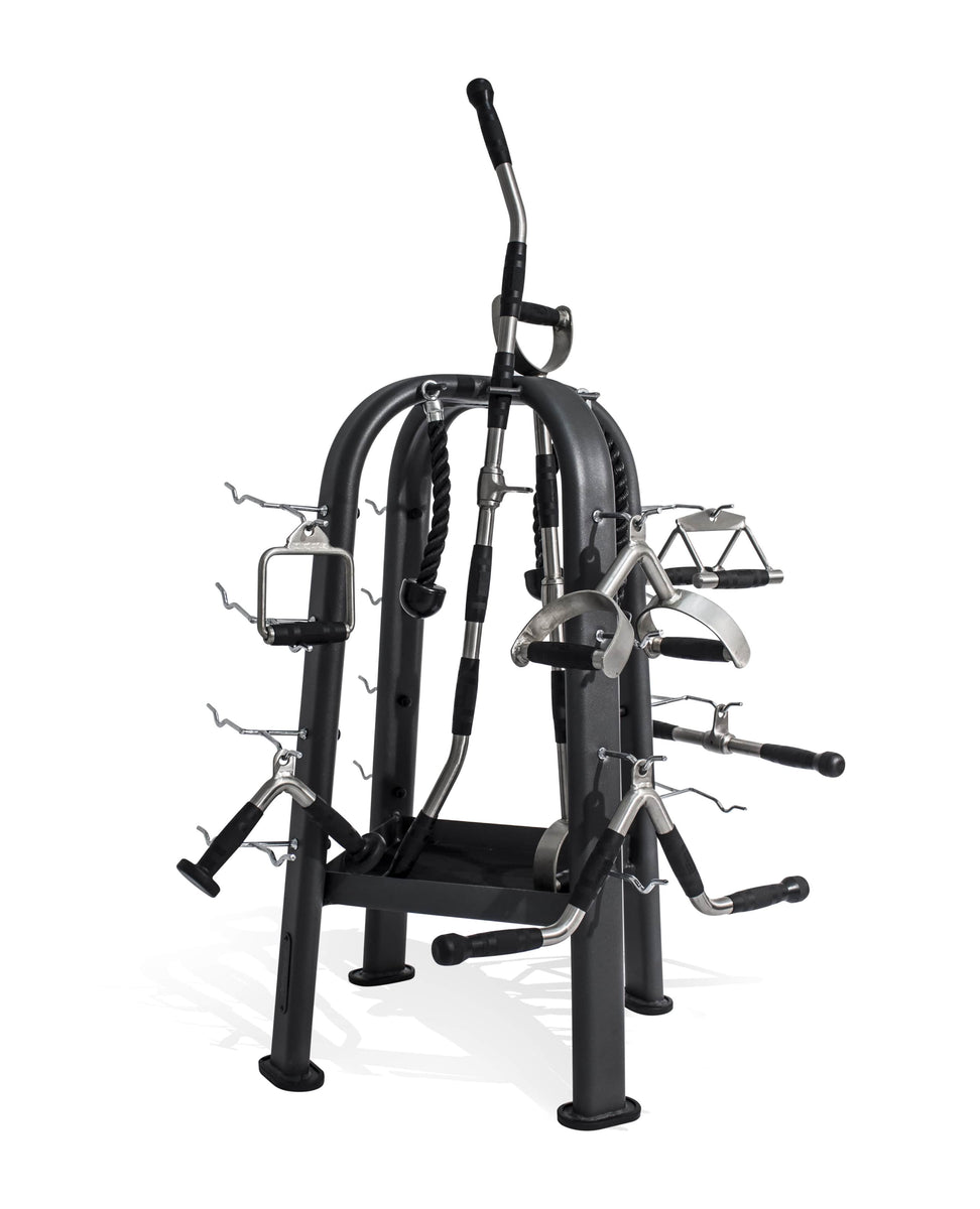 Cable Attachment Rack with 16 Club Pack Attachments – Serious Fitness ...